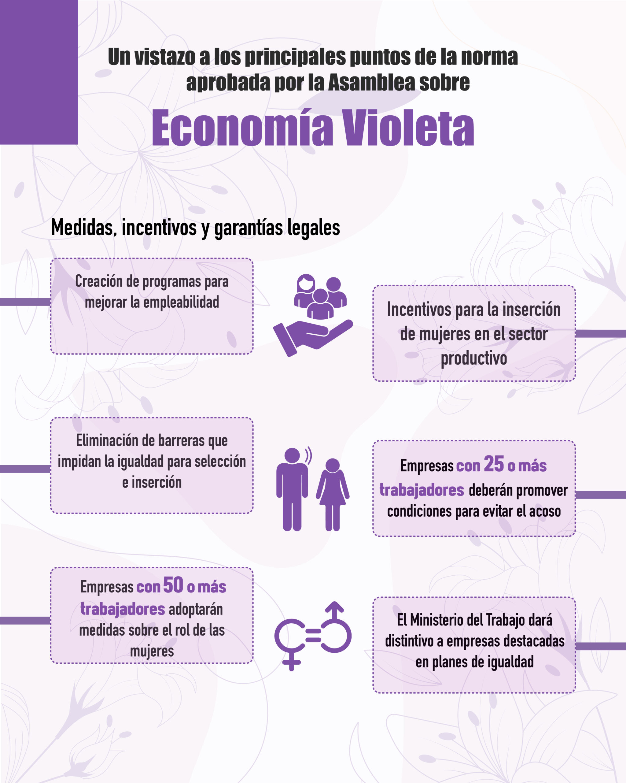 Ley de Economía Violeta abre nuevas oportunidades de inclusión laboral ...